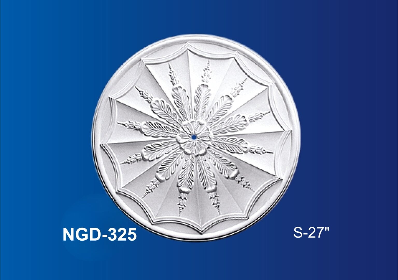 Gypsum Plaster Ceiling Rose Design And Model:NGD-325 | Nova Gypsum ...