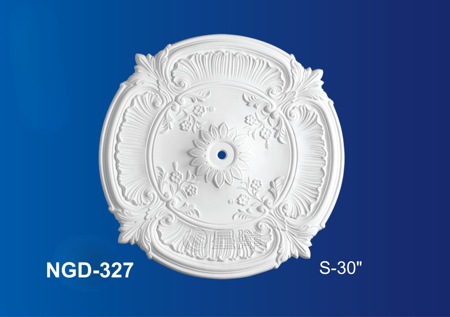 Gypsum Plaster Ceiling Rose Design And Model:NGD-327 | Nova Gypsum ...