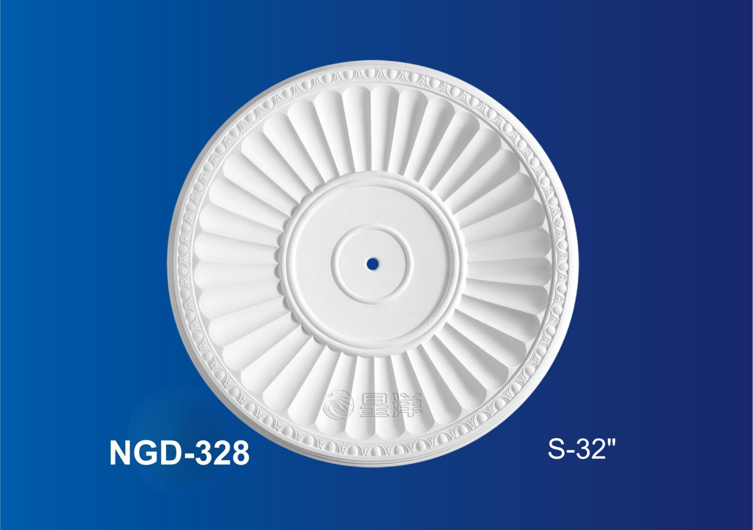 Gypsum Plaster Ceiling Rose Design And Model: NGD-328 | Nova Gypsum ...