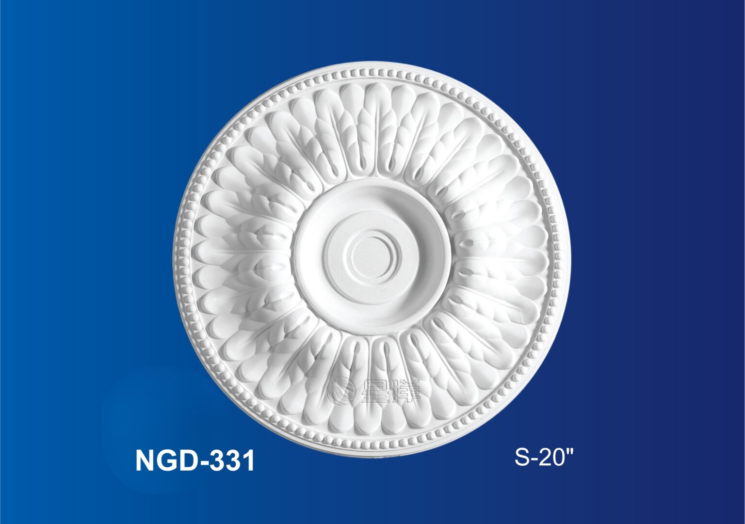 Gypsum Plaster Ceiling Rose Design And Model: NGD-331 | Nova Gypsum ...