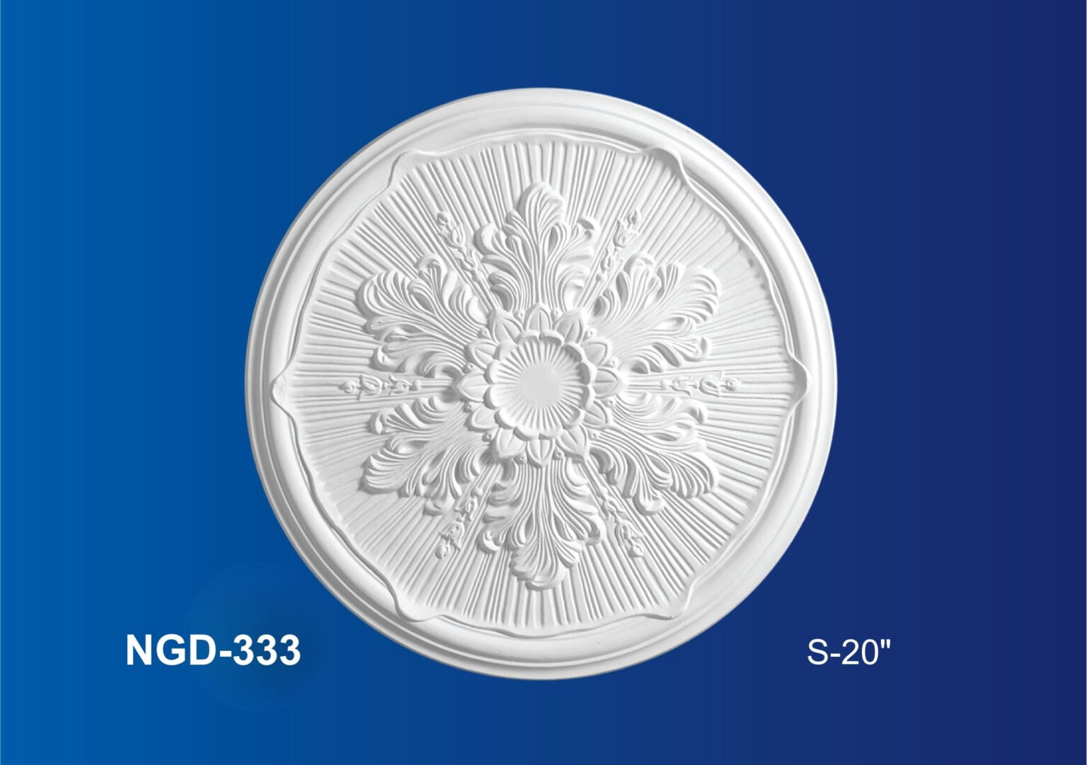 Gypsum Plaster Ceiling Rose Design And Model: NGD-333 | Nova Gypsum ...