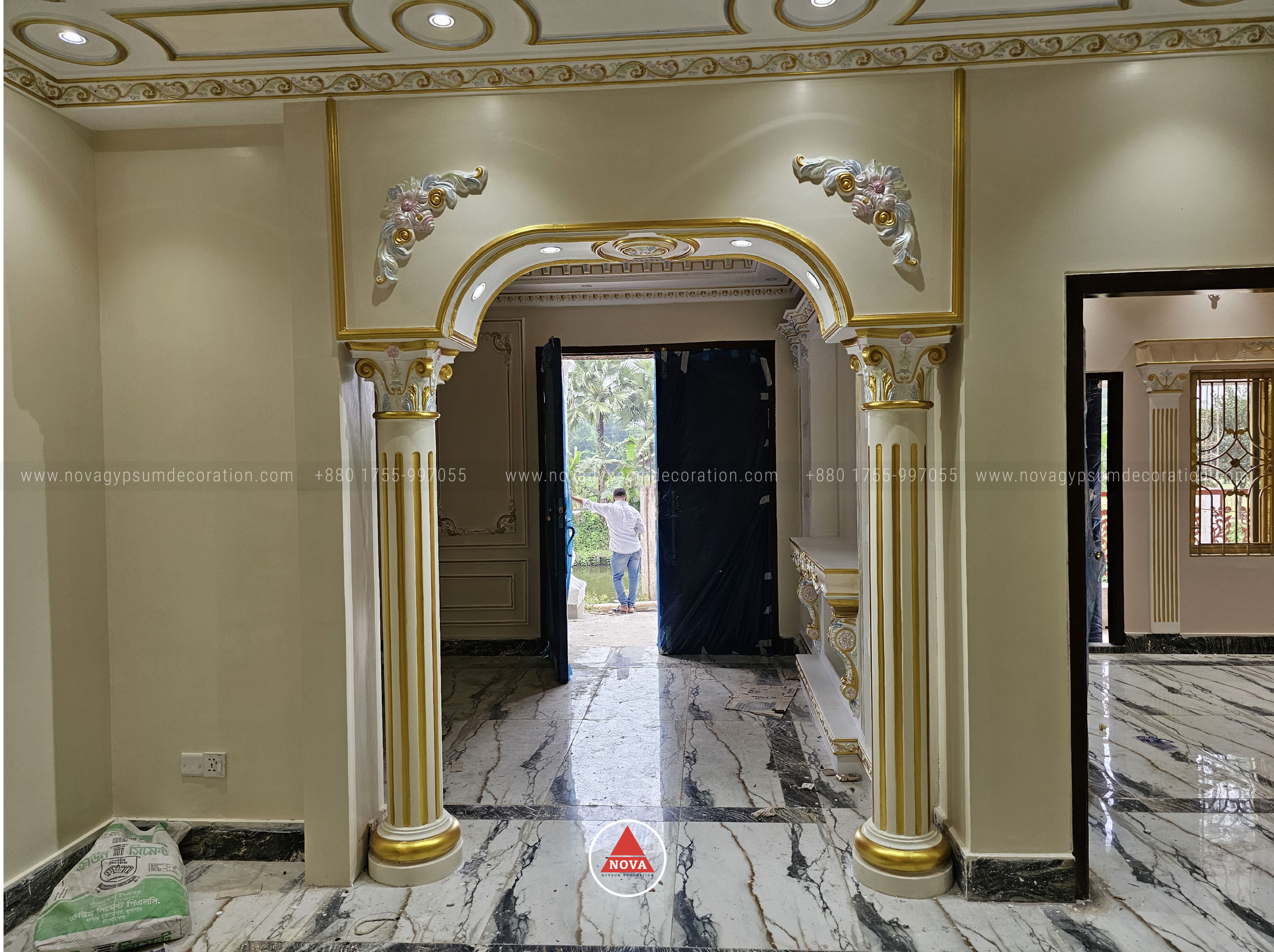 Gypsum Gate Design And Model: NGD-1041 | Nova Gypsum Decoration