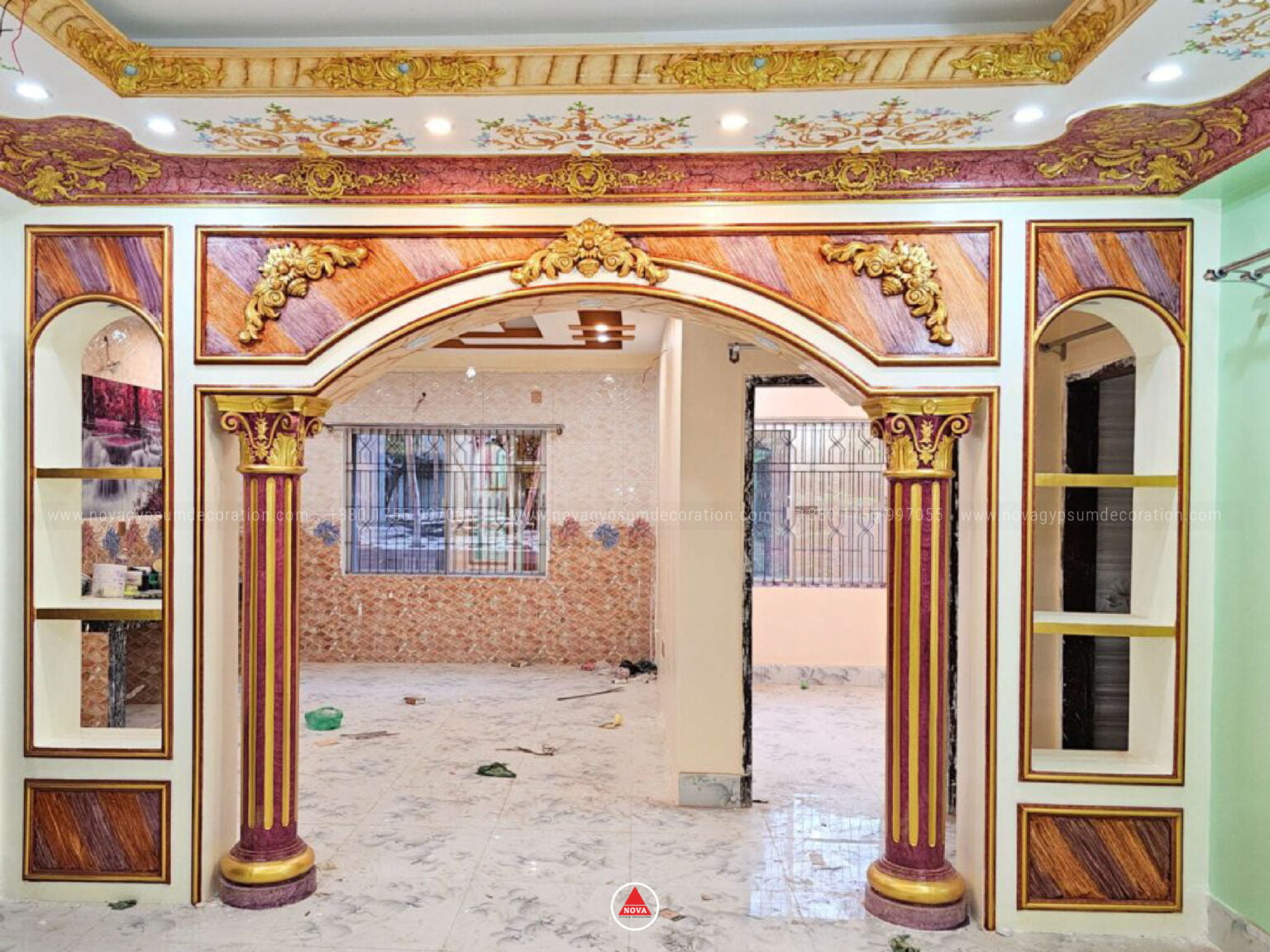 Gypsum Gate Design And Model: NGD-1047 | Nova Gypsum Decoration