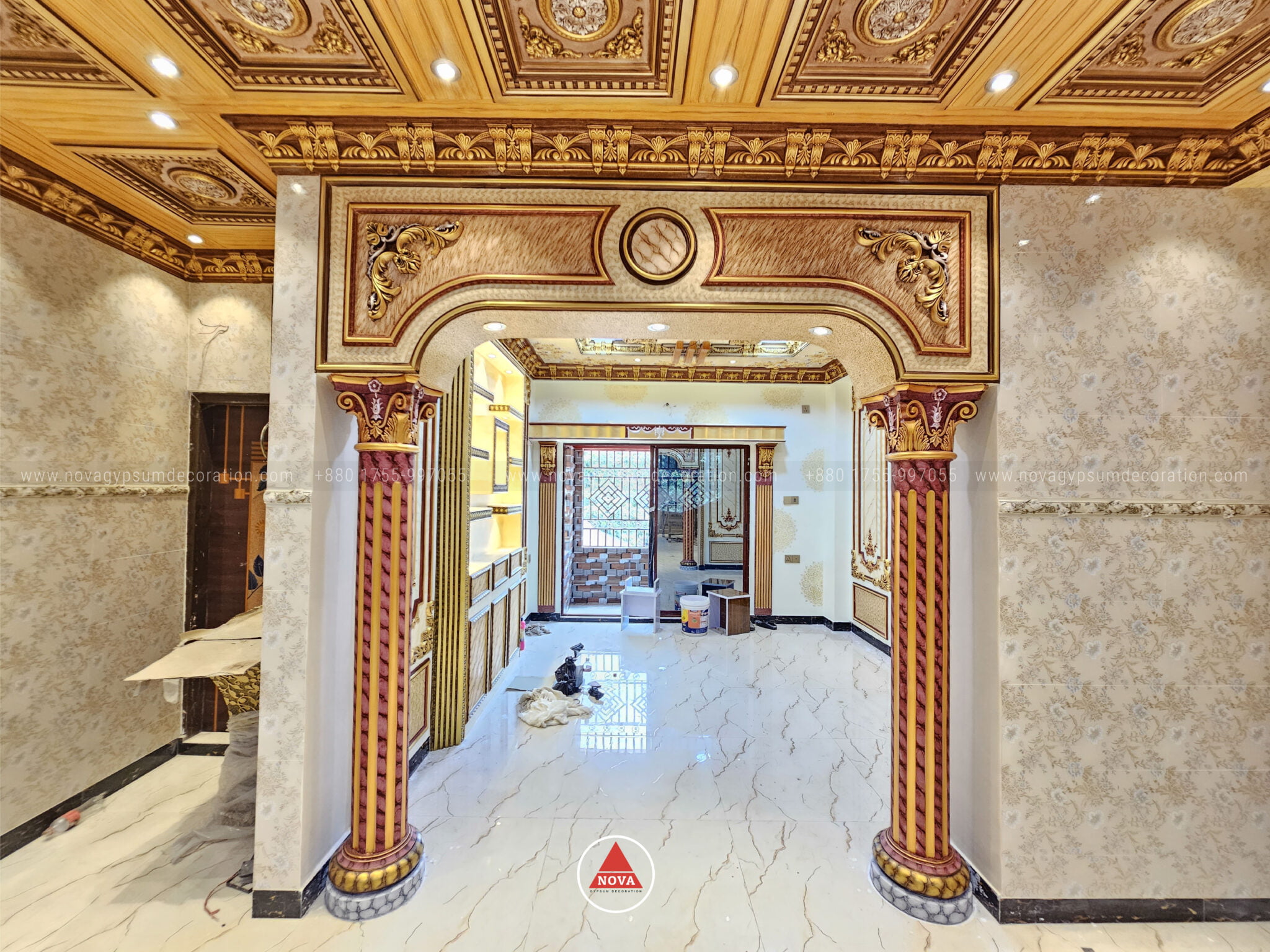 Gypsum Gate Design And Model: NGD-1049 | Nova Gypsum Decoration