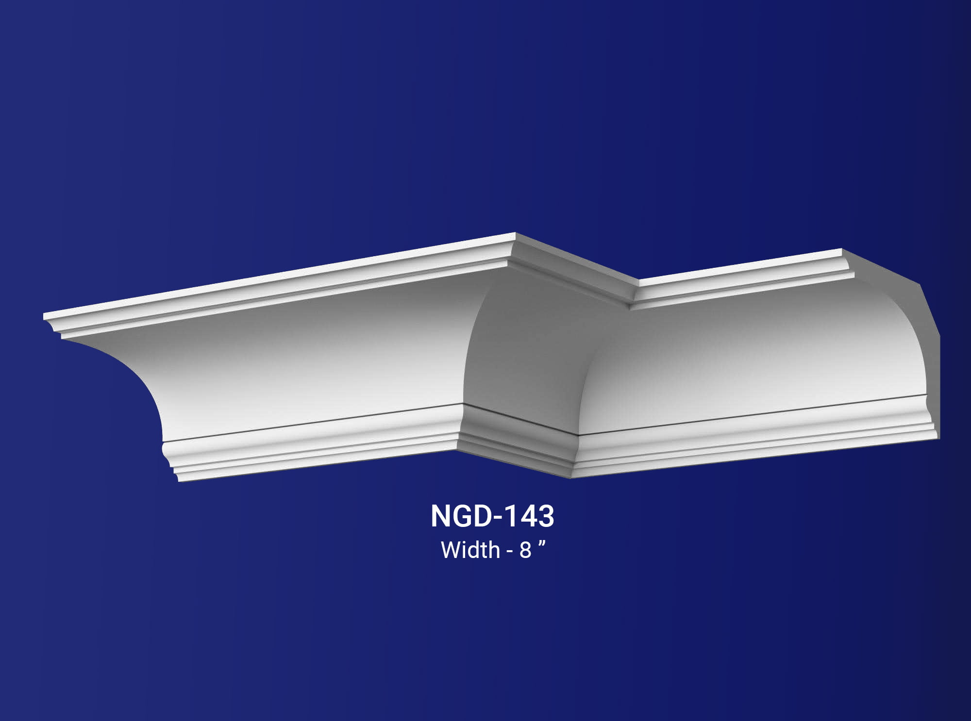 Gypsum Plaster Cornis Strip Design And Model: NGD – 143 | Nova Gypsum ...