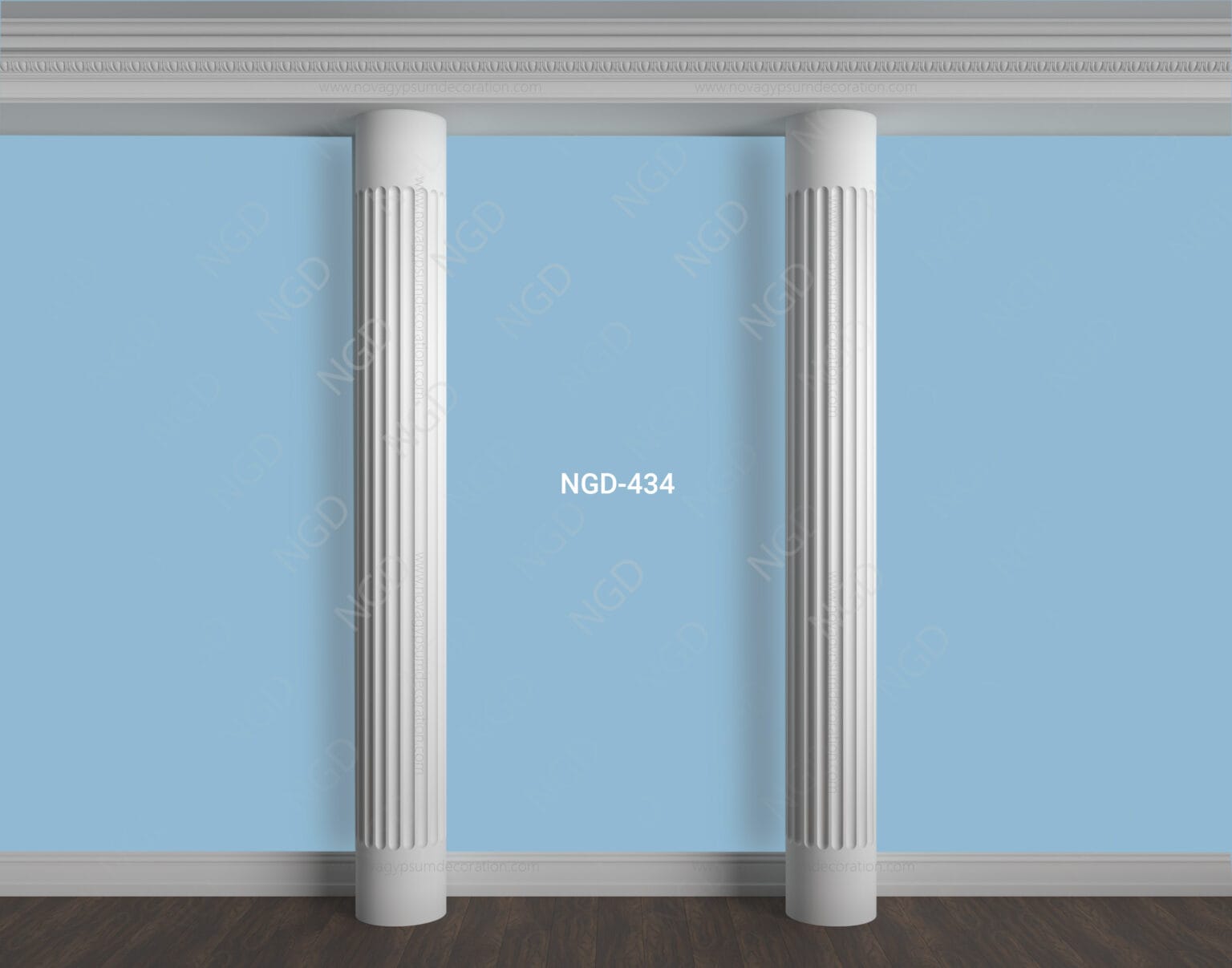 Gypsum Pillar Design And Model: NGD-434 | Nova Gypsum Decoration