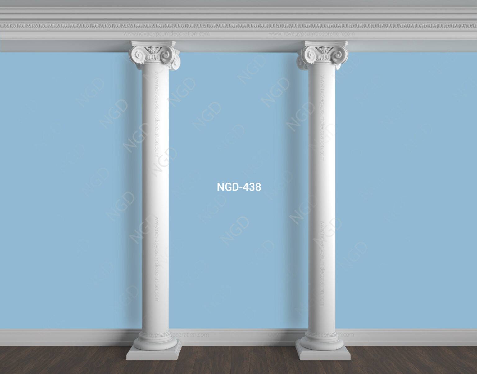 Gypsum Pillar Design And Model: NGD-438 | Nova Gypsum Decoration